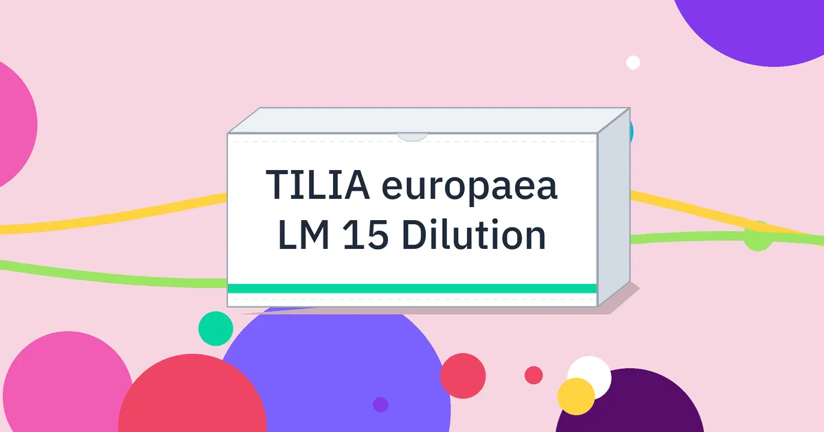 Symbolbild: Packung mit der Aufschrift TILIA europaea LM 15 Dilution (PZN 13223902) – Verfügbarkeit und Bezug in Apotheken in Frankfurt am Main