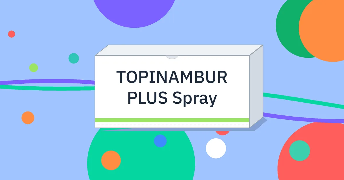 Symbolbild: Packung mit der Aufschrift TOPINAMBUR PLUS Spray (PZN 03034382) – Verfügbarkeit und Bezug in Apotheken in Frankfurt am Main