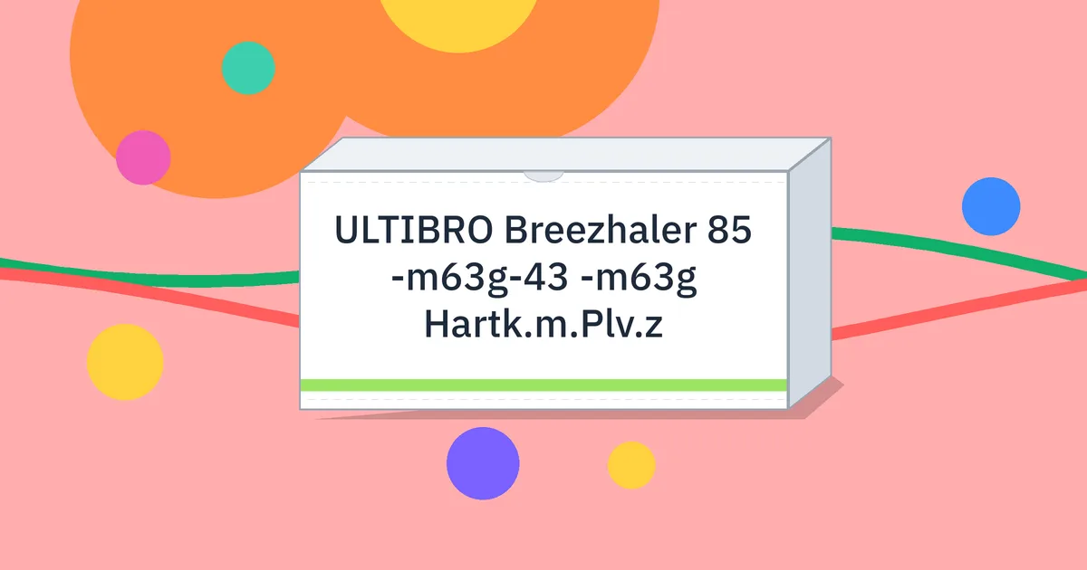 Symbolbild: Packung mit der Aufschrift ULTIBRO Breezhaler 85 -m63g-43 -m63g Hartk.m.Plv.z (PZN 10813425) – Verfügbarkeit und Bezug in Apotheken in Frankfurt am Main
