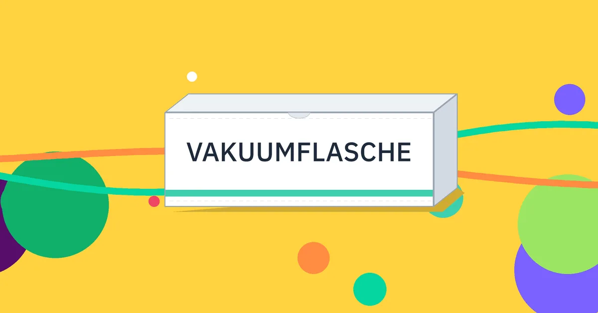 Symbolbild: Packung mit der Aufschrift VAKUUMFLASCHE (PZN 00593299) – Verfügbarkeit und Bezug in Apotheken in Frankfurt am Main