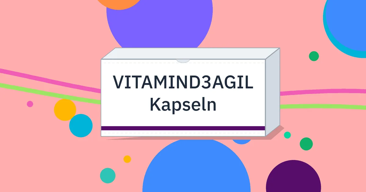Symbolbild: Packung mit der Aufschrift VITAMIND3AGIL Kapseln (PZN 18196860) – Verfügbarkeit und Bezug in Apotheken in Frankfurt am Main
