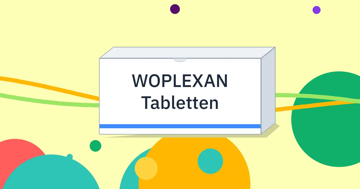Symbolbild: Packung mit der Aufschrift WOPLEXAN Tabletten (PZN 19266203) – Verfügbarkeit und Bezug in Apotheken in Frankfurt am Main