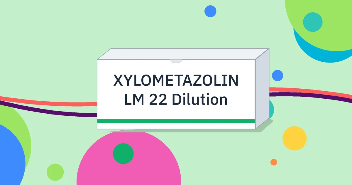 Symbolbild: Packung mit der Aufschrift XYLOMETAZOLIN LM 22 Dilution (PZN 13283519) – Verfügbarkeit und Bezug in Apotheken in Frankfurt am Main