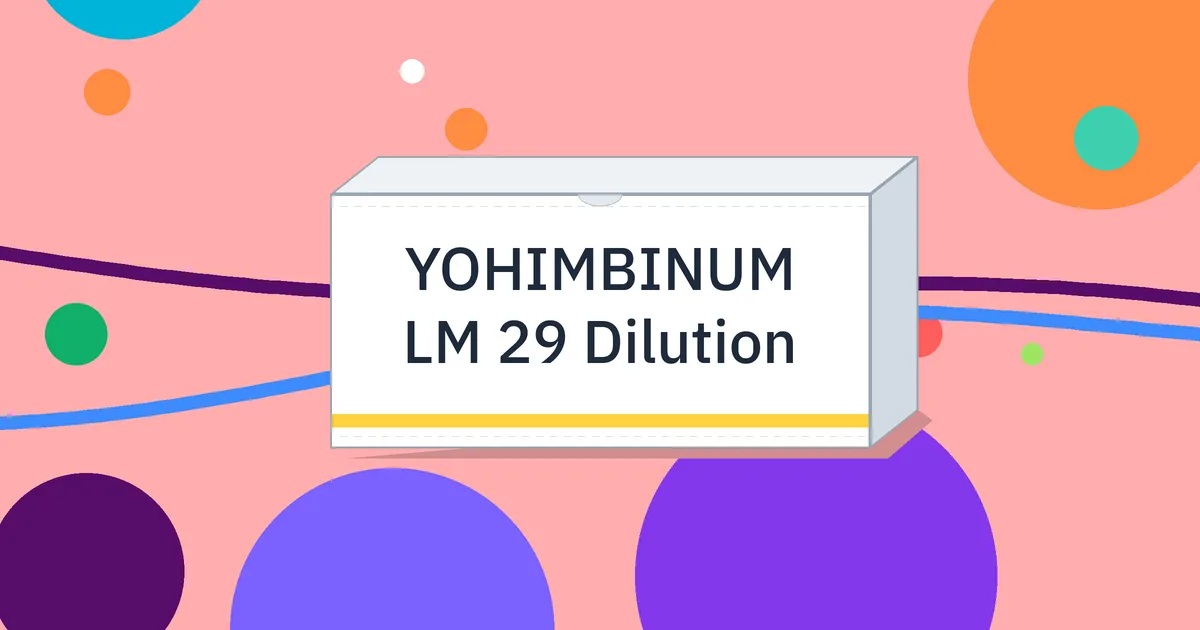 Symbolbild: Packung mit der Aufschrift YOHIMBINUM LM 29 Dilution (PZN 13286417) – Verfügbarkeit und Bezug in Apotheken in Frankfurt am Main