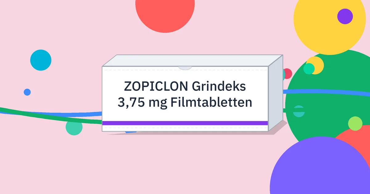 Symbolbild: Packung mit der Aufschrift ZOPICLON Grindeks 3,75 mg Filmtabletten (PZN 19485945) – Verfügbarkeit und Bezug in Apotheken in Frankfurt am Main