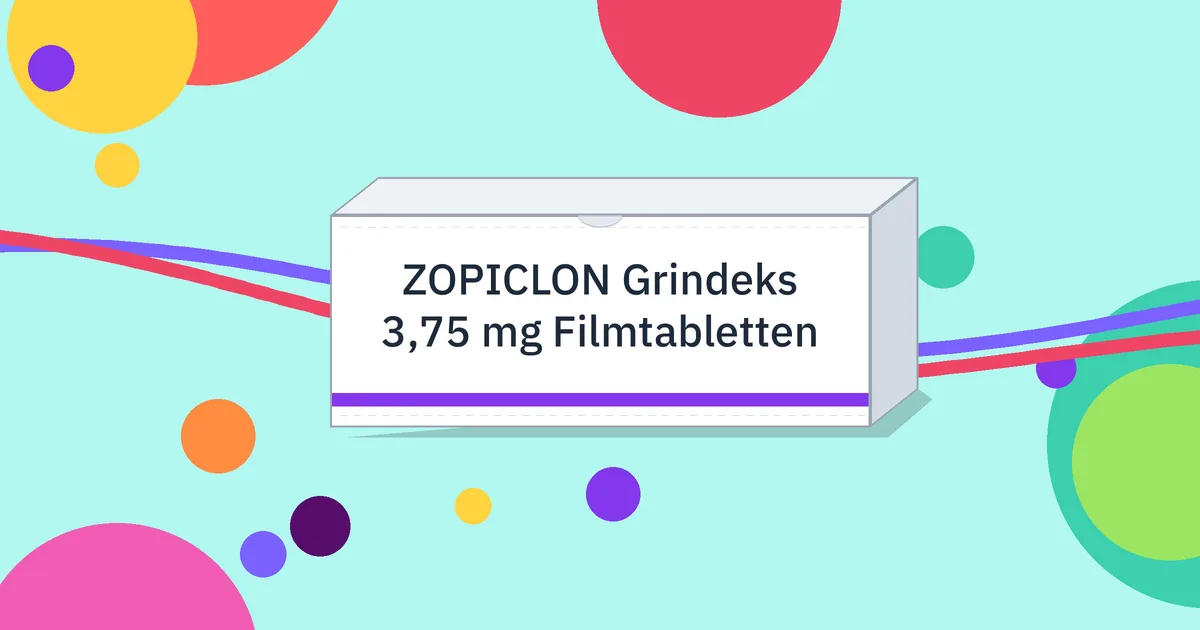 Symbolbild: Packung mit der Aufschrift ZOPICLON Grindeks 3,75 mg Filmtabletten (PZN 19485922) – Verfügbarkeit und Bezug in Apotheken in Frankfurt am Main