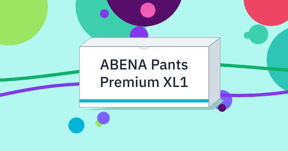 Symbolbild: Packung mit der Aufschrift ABENA Pants Premium XL1 (PZN 20589816) – Verfügbarkeit und Bezug in Apotheken in Frankfurt am Main