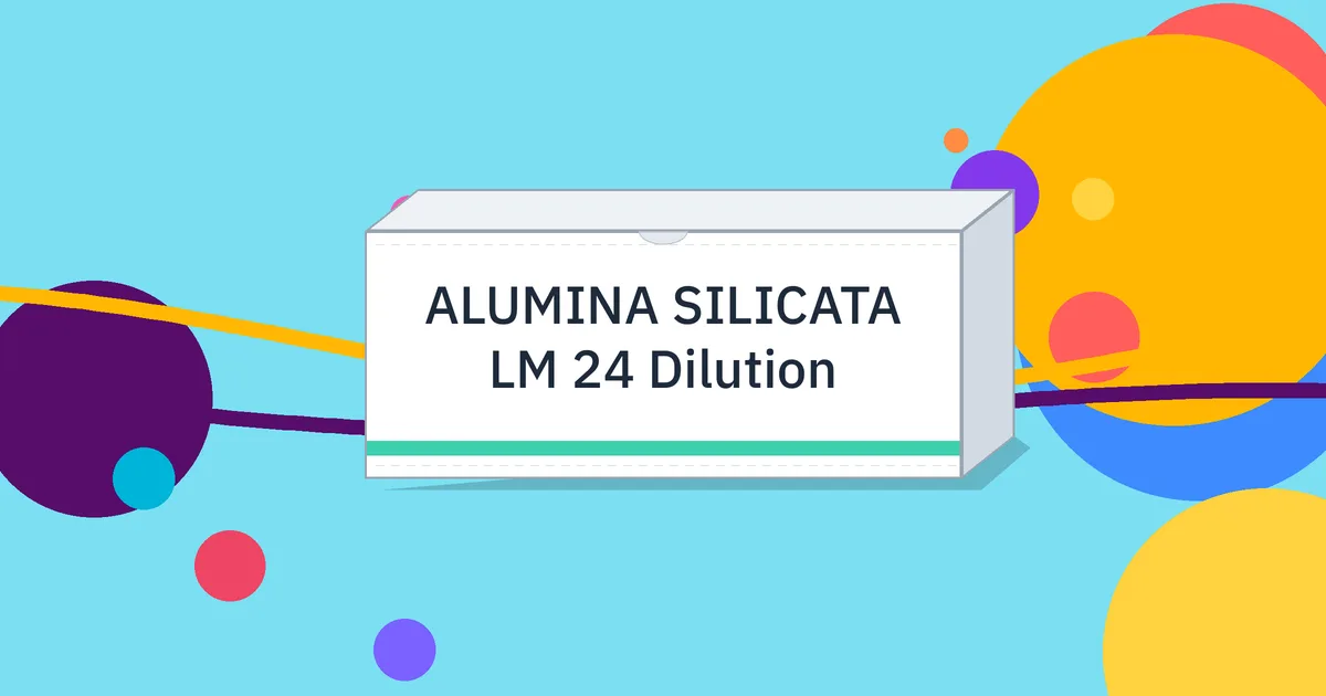 Symbolbild: Packung mit der Aufschrift ALUMINA SILICATA LM 24 Dilution (PZN 12759055) – Verfügbarkeit und Bezug in Apotheken in Frankfurt am Main