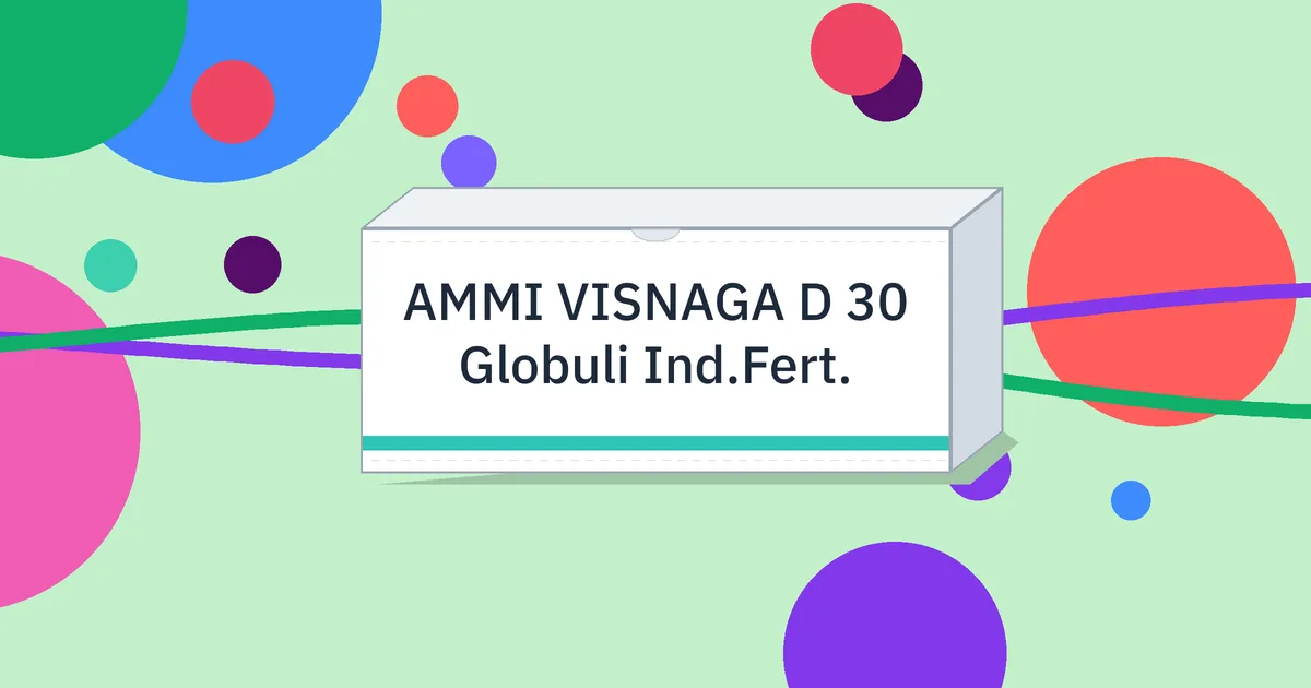 Symbolbild: Packung mit der Aufschrift AMMI VISNAGA D 30 Globuli Ind.Fert. (PZN 17718747) – Verfügbarkeit und Bezug in Apotheken in Frankfurt am Main