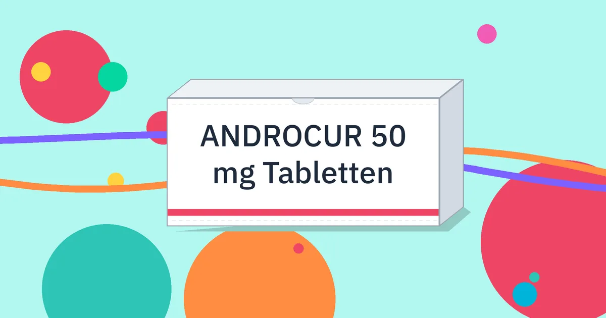 Symbolbild: Packung mit der Aufschrift ANDROCUR 50 mg Tabletten (PZN 16749533) – Verfügbarkeit und Bezug in Apotheken in Frankfurt am Main