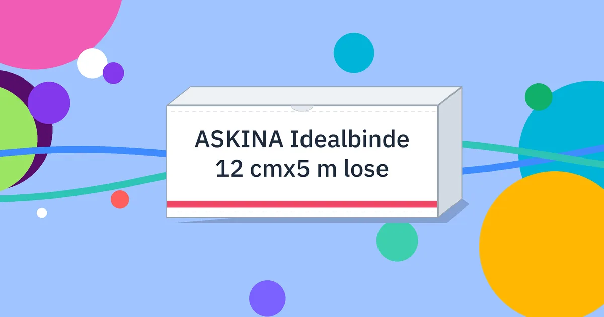 Symbolbild: Packung mit der Aufschrift ASKINA Idealbinde 12 cmx5 m lose (PZN 06874993) – Verfügbarkeit und Bezug in Apotheken in Frankfurt am Main