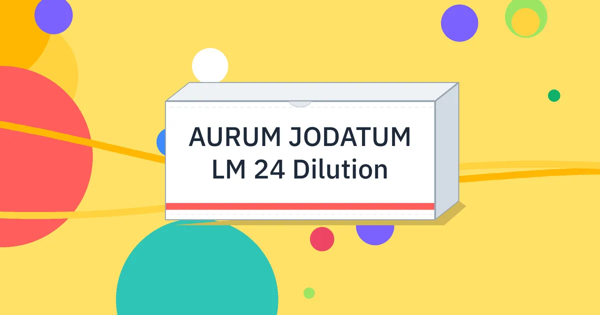 Symbolbild: Packung mit der Aufschrift AURUM JODATUM LM 24 Dilution (PZN 06921250) – Verfügbarkeit und Bezug in Apotheken in Frankfurt am Main