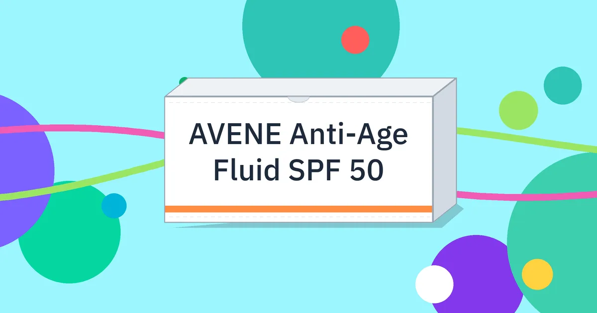 Symbolbild: Packung mit der Aufschrift AVENE Anti-Age Fluid SPF 50 (PZN 19129452) – Verfügbarkeit und Bezug in Apotheken in Frankfurt am Main