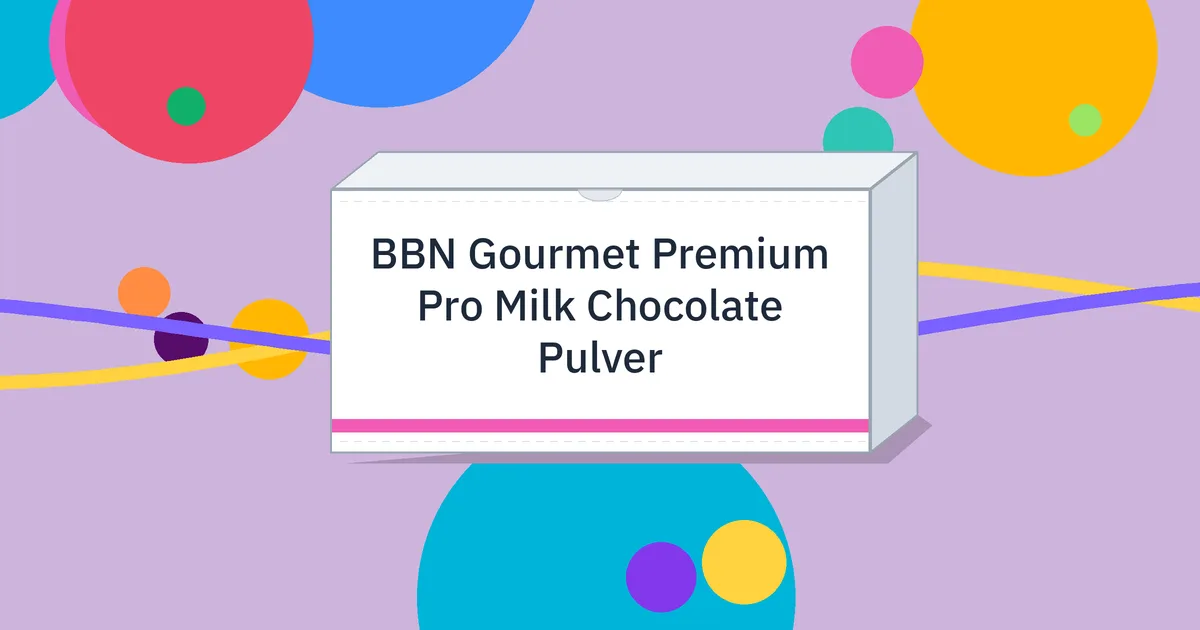 Symbolbild: Packung mit der Aufschrift BBN Gourmet Premium Pro Milk Chocolate Pulver (PZN 16853609) – Verfügbarkeit und Bezug in Apotheken in Frankfurt am Main