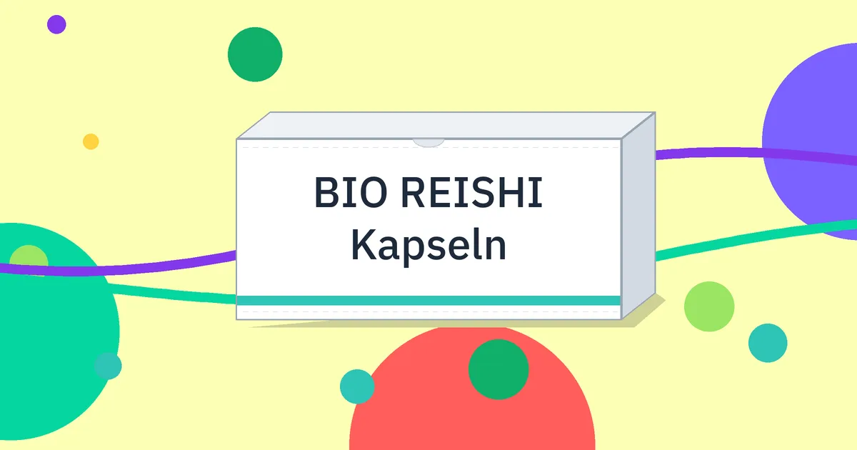 Symbolbild: Packung mit der Aufschrift BIO REISHI Kapseln (PZN 18767765) – Verfügbarkeit und Bezug in Apotheken in Frankfurt am Main