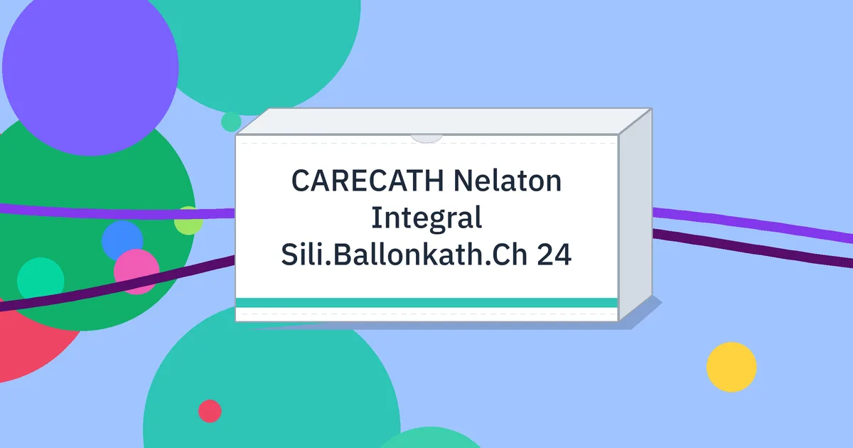 Symbolbild: Packung mit der Aufschrift CARECATH Nelaton Integral Sili.Ballonkath.Ch 24 (PZN 10198090) – Verfügbarkeit und Bezug in Apotheken in Frankfurt am Main