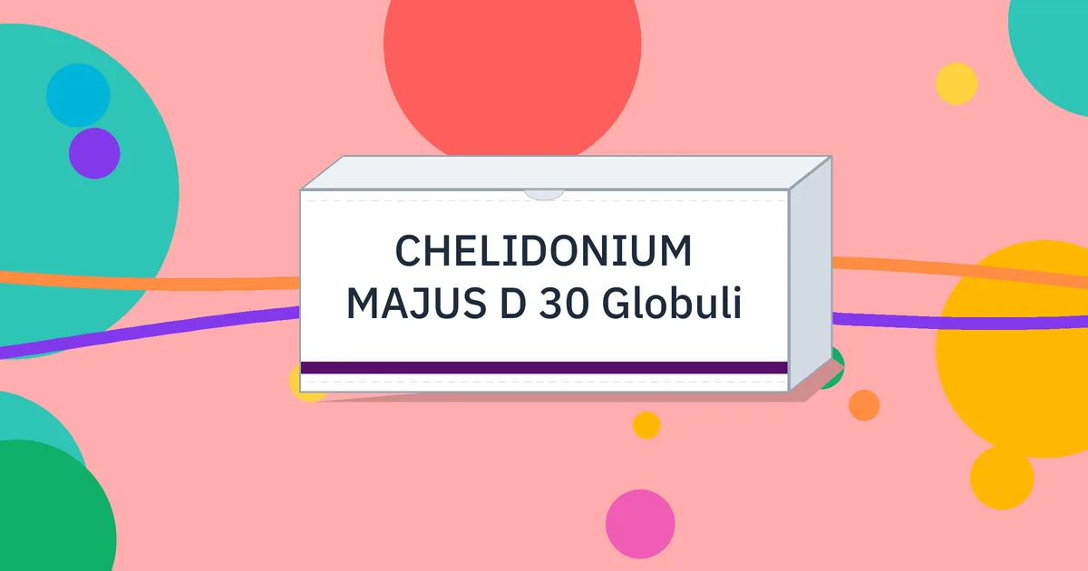 Symbolbild: Packung mit der Aufschrift CHELIDONIUM MAJUS D 30 Globuli (PZN 14312022) – Verfügbarkeit und Bezug in Apotheken in Frankfurt am Main