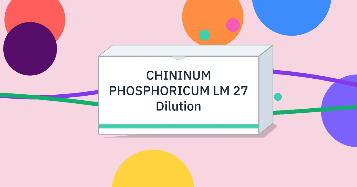Symbolbild: Packung mit der Aufschrift CHININUM PHOSPHORICUM LM 27 Dilution (PZN 15867271) – Verfügbarkeit und Bezug in Apotheken in Frankfurt am Main