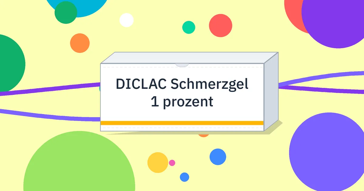 Symbolbild: Packung mit der Aufschrift DICLAC Schmerzgel 1 prozent (PZN 05388026) – Verfügbarkeit und Bezug in Apotheken in Frankfurt am Main