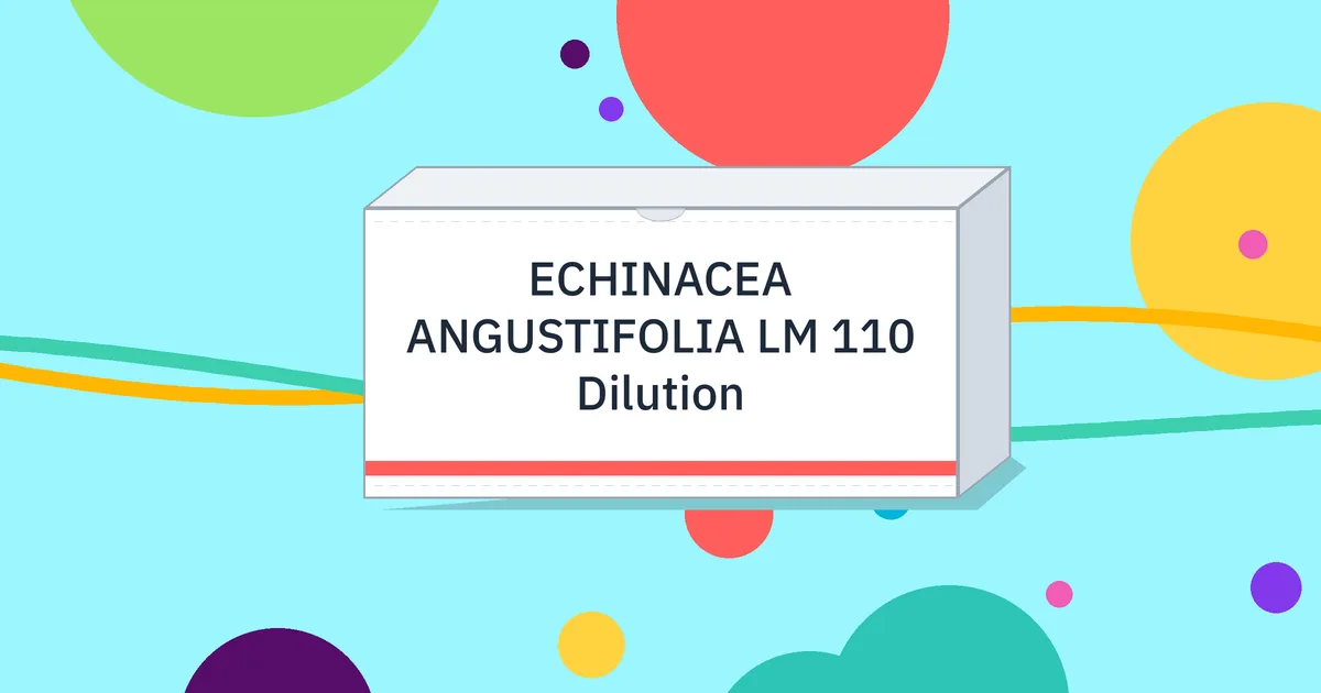 Symbolbild: Packung mit der Aufschrift ECHINACEA ANGUSTIFOLIA LM 110 Dilution (PZN 12844246) – Verfügbarkeit und Bezug in Apotheken in Frankfurt am Main