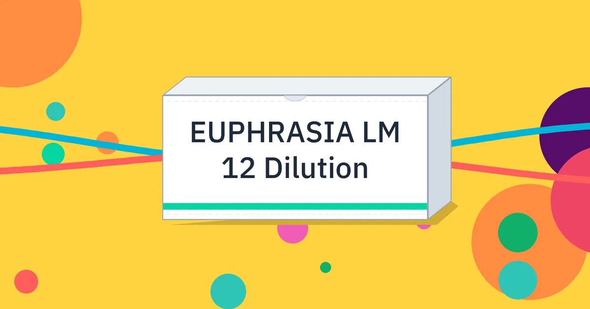 Symbolbild: Packung mit der Aufschrift EUPHRASIA LM 12 Dilution (PZN 03504468) – Verfügbarkeit und Bezug in Apotheken in Frankfurt am Main