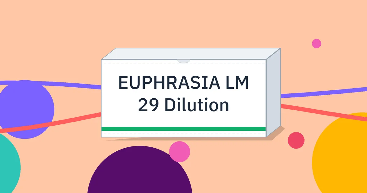 Symbolbild: Packung mit der Aufschrift EUPHRASIA LM 29 Dilution (PZN 12846848) – Verfügbarkeit und Bezug in Apotheken in Frankfurt am Main