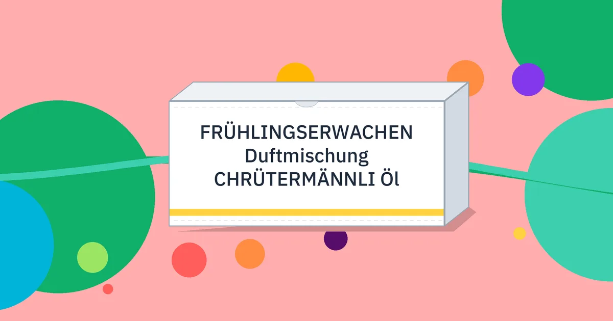 Symbolbild: Packung mit der Aufschrift FRÜHLINGSERWACHEN Duftmischung CHRÜTERMÄNNLI Öl (PZN 07197709) – Verfügbarkeit und Bezug in Apotheken in Frankfurt am Main