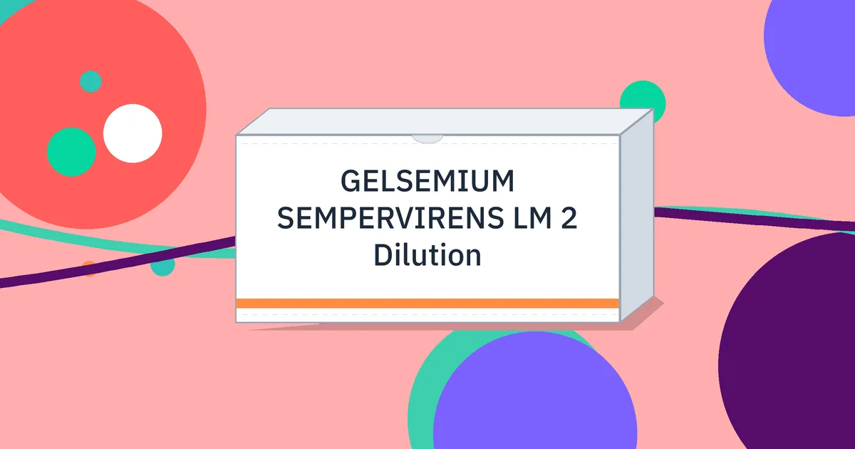 Symbolbild: Packung mit der Aufschrift GELSEMIUM SEMPERVIRENS LM 2 Dilution (PZN 12875637) – Verfügbarkeit und Bezug in Apotheken in Frankfurt am Main