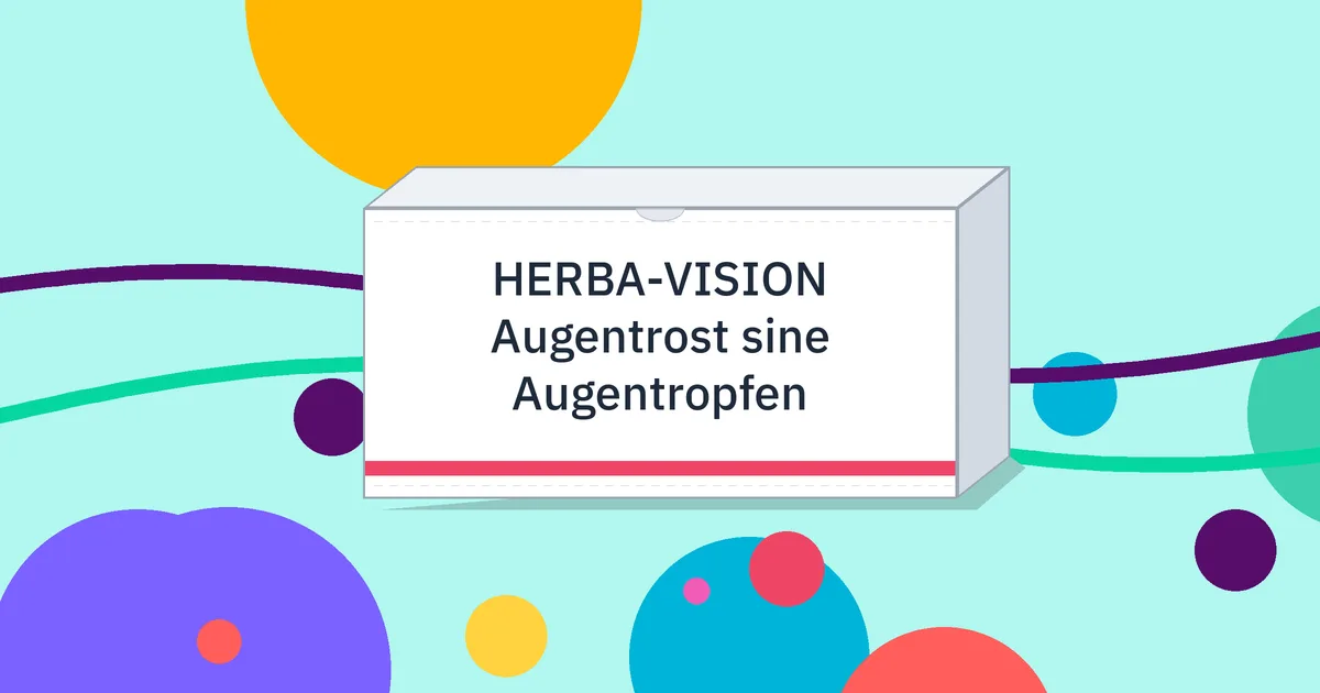 Symbolbild: Packung mit der Aufschrift HERBA-VISION Augentrost sine Augentropfen (PZN 05730536) – Verfügbarkeit und Bezug in Apotheken in Frankfurt am Main