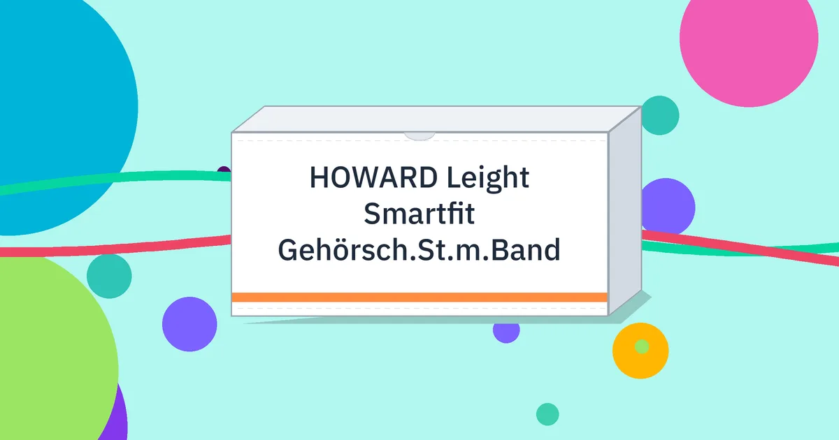 Symbolbild: Packung mit der Aufschrift HOWARD Leight Smartfit Gehörsch.St.m.Band (PZN 01695926) – Verfügbarkeit und Bezug in Apotheken in Frankfurt am Main