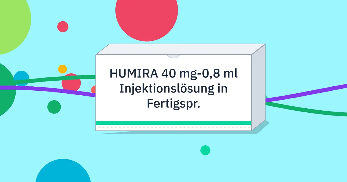 Symbolbild: Packung mit der Aufschrift HUMIRA 40 mg-0,8 ml Injektionslösung in Fertigspr. (PZN 07764255) – Verfügbarkeit und Bezug in Apotheken in Frankfurt am Main