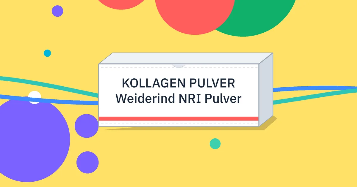 Symbolbild: Packung mit der Aufschrift KOLLAGEN PULVER Weiderind NRI Pulver (PZN 20028638) – Verfügbarkeit und Bezug in Apotheken in Frankfurt am Main