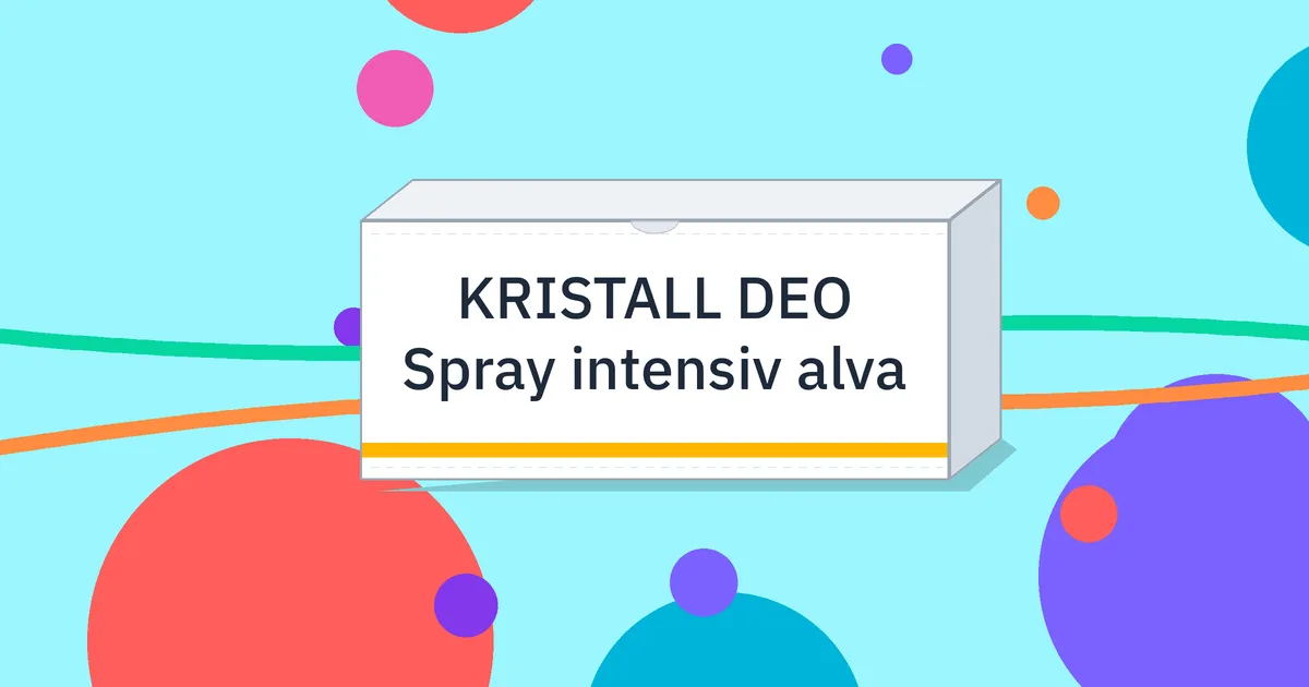 Symbolbild: Packung mit der Aufschrift KRISTALL DEO Spray intensiv alva (PZN 04748712) – Verfügbarkeit und Bezug in Apotheken in Frankfurt am Main