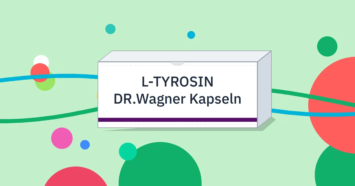 Symbolbild: Packung mit der Aufschrift L-TYROSIN DR.Wagner Kapseln (PZN 11046241) – Verfügbarkeit und Bezug in Apotheken in Frankfurt am Main