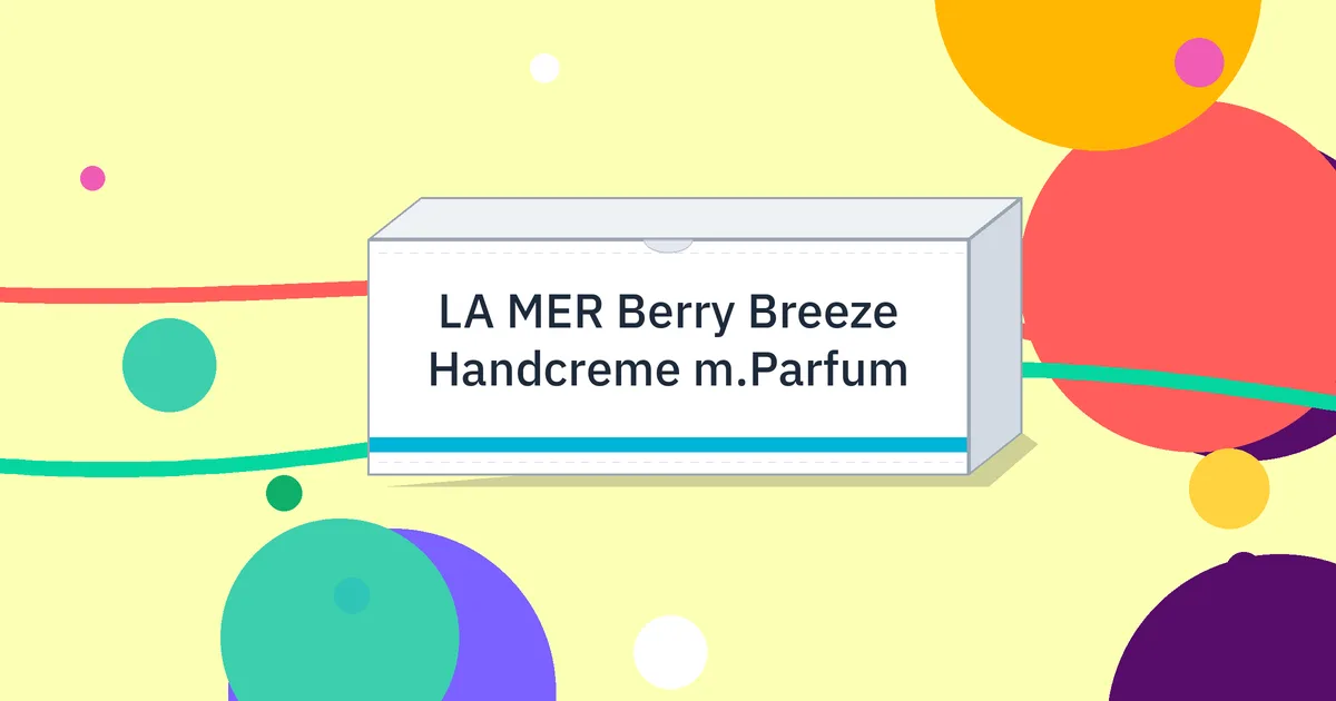 Symbolbild: Packung mit der Aufschrift LA MER Berry Breeze Handcreme m.Parfum (PZN 19466327) – Verfügbarkeit und Bezug in Apotheken in Frankfurt am Main