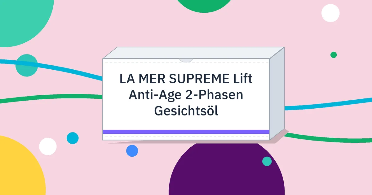 Symbolbild: Packung mit der Aufschrift LA MER SUPREME Lift Anti-Age 2-Phasen Gesichtsöl (PZN 19462306) – Verfügbarkeit und Bezug in Apotheken in Frankfurt am Main