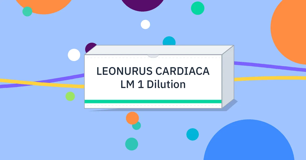 Symbolbild: Packung mit der Aufschrift LEONURUS CARDIACA LM 1 Dilution (PZN 13525744) – Verfügbarkeit und Bezug in Apotheken in Frankfurt am Main