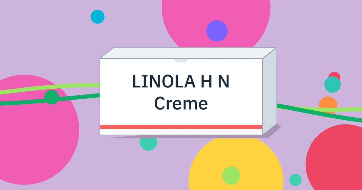 Symbolbild: Packung mit der Aufschrift LINOLA H N Creme (PZN 03656089) – Verfügbarkeit und Bezug in Apotheken in Frankfurt am Main