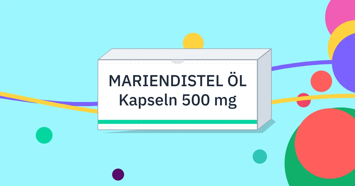 Symbolbild: Packung mit der Aufschrift MARIENDISTEL ÖL Kapseln 500 mg (PZN 04648608) – Verfügbarkeit und Bezug in Apotheken in Frankfurt am Main
