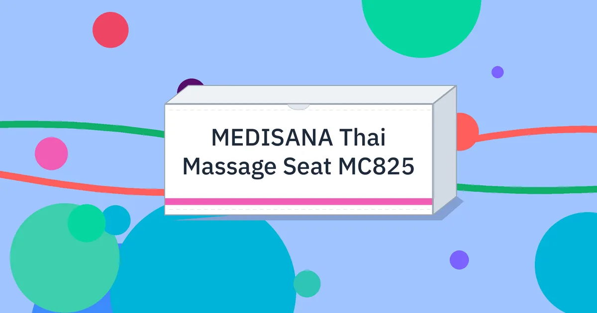 Symbolbild: Packung mit der Aufschrift MEDISANA Thai Massage Seat MC825 (PZN 18132699) – Verfügbarkeit und Bezug in Apotheken in Frankfurt am Main