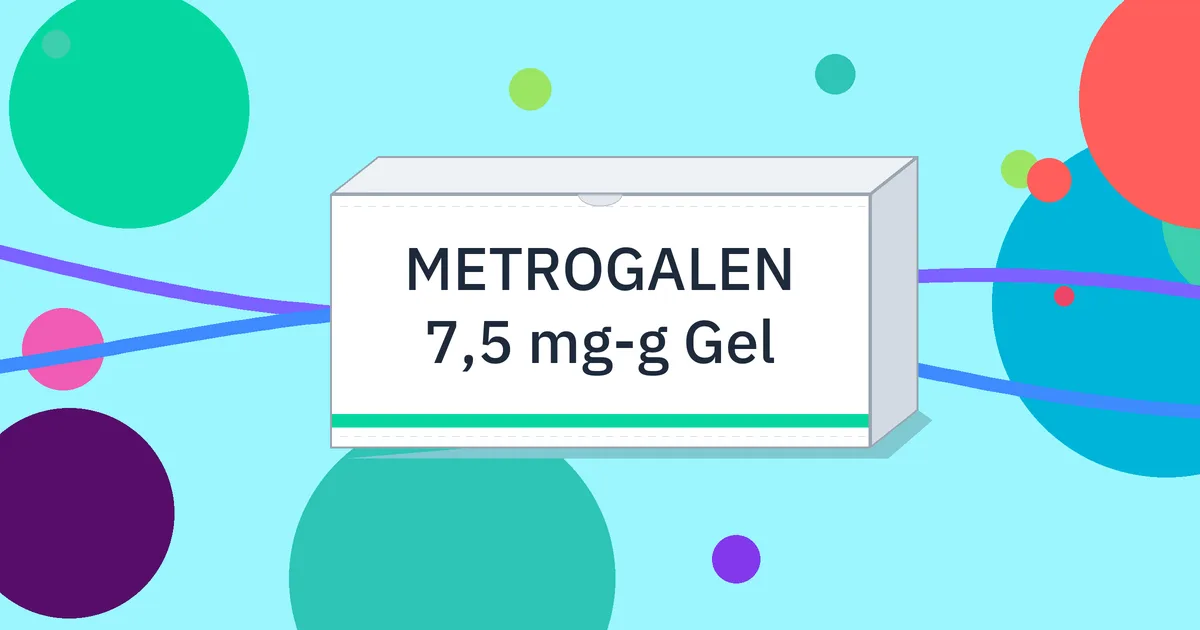 Symbolbild: Packung mit der Aufschrift METROGALEN 7,5 mg-g Gel (PZN 10394135) – Verfügbarkeit und Bezug in Apotheken in Frankfurt am Main