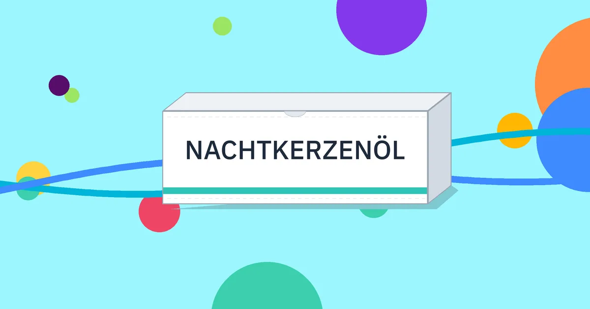 Symbolbild: Packung mit der Aufschrift NACHTKERZENÖL (PZN 08745343) – Verfügbarkeit und Bezug in Apotheken in Frankfurt am Main