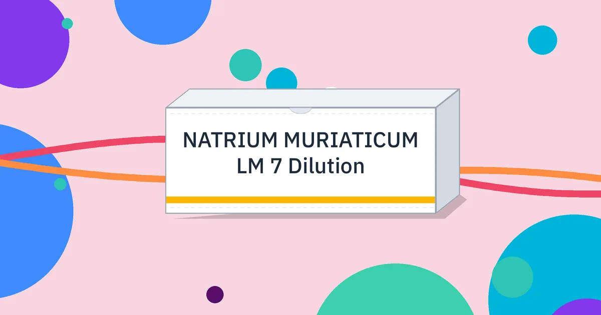 Symbolbild: Packung mit der Aufschrift NATRIUM MURIATICUM LM 7 Dilution (PZN 12965211) – Verfügbarkeit und Bezug in Apotheken in Frankfurt am Main