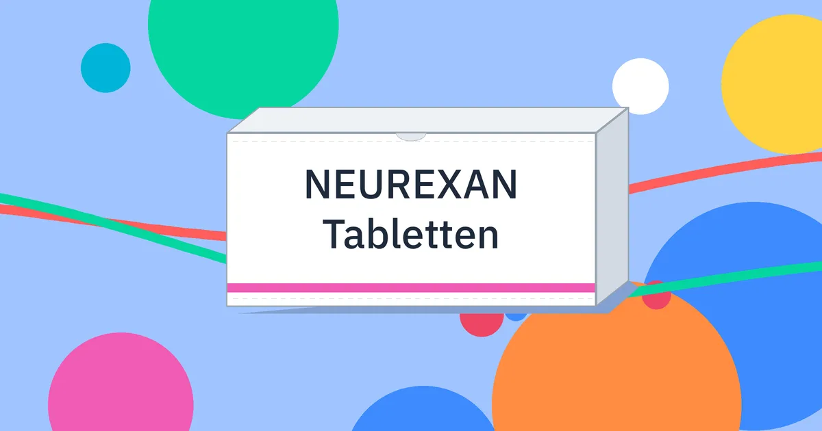 Symbolbild: Packung mit der Aufschrift NEUREXAN Tabletten (PZN 04115289) – Verfügbarkeit und Bezug in Apotheken in Frankfurt am Main