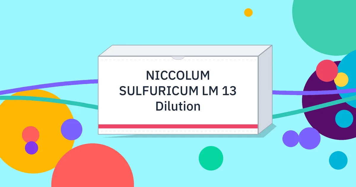 Symbolbild: Packung mit der Aufschrift NICCOLUM SULFURICUM LM 13 Dilution (PZN 12968652) – Verfügbarkeit und Bezug in Apotheken in Frankfurt am Main