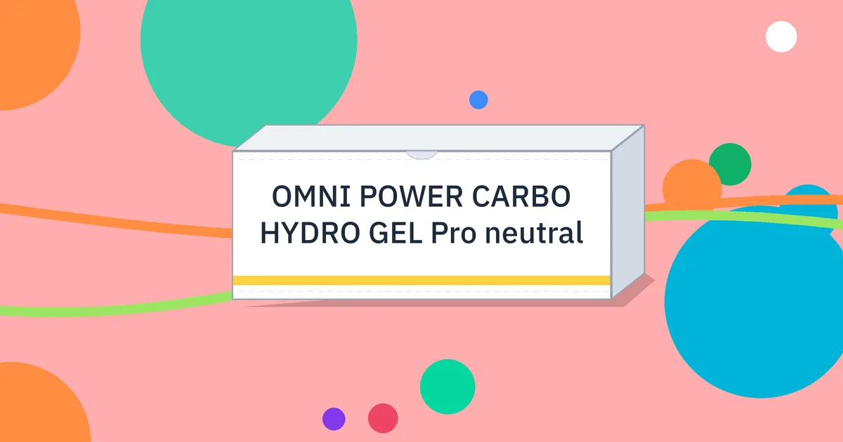 Symbolbild: Packung mit der Aufschrift OMNI POWER CARBO HYDRO GEL Pro neutral (PZN 20225652) – Verfügbarkeit und Bezug in Apotheken in Frankfurt am Main