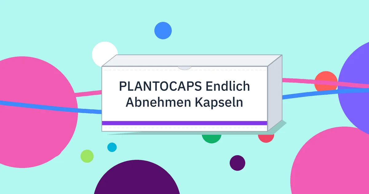 Symbolbild: Packung mit der Aufschrift PLANTOCAPS Endlich Abnehmen Kapseln (PZN 14212562) – Verfügbarkeit und Bezug in Apotheken in Frankfurt am Main
