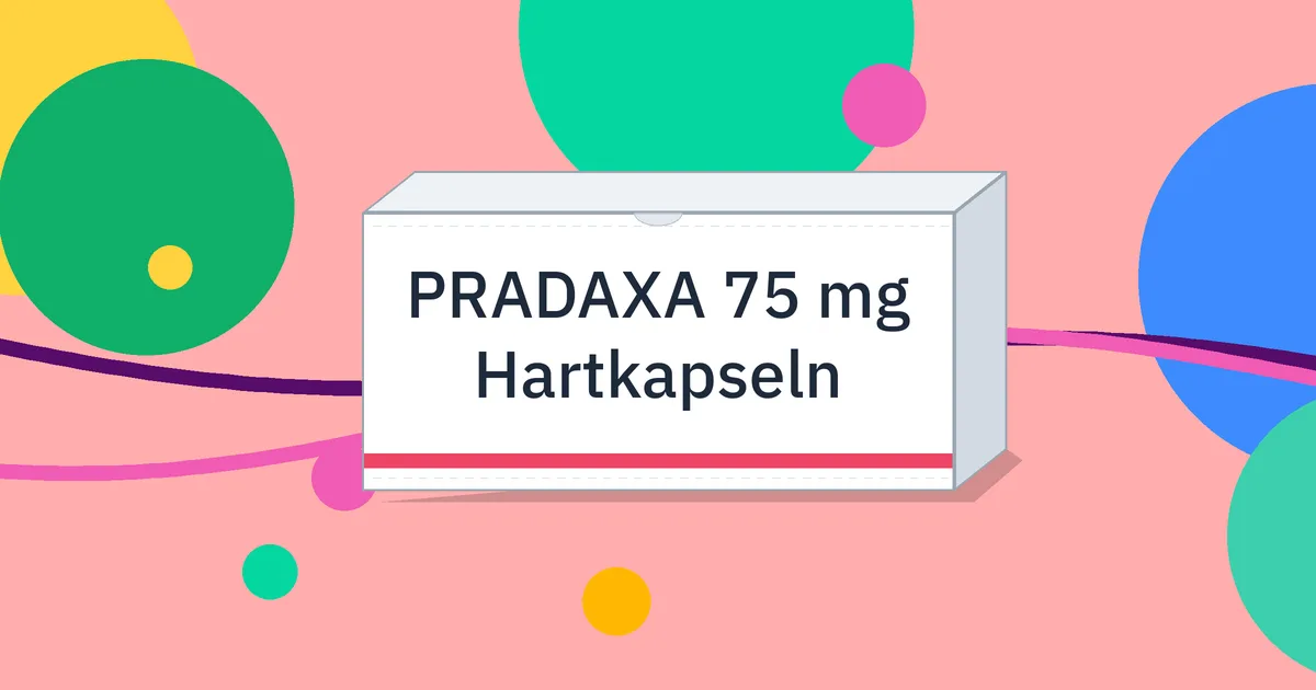 Symbolbild: Packung mit der Aufschrift PRADAXA 75 mg Hartkapseln (PZN 03420607) – Verfügbarkeit und Bezug in Apotheken in Frankfurt am Main