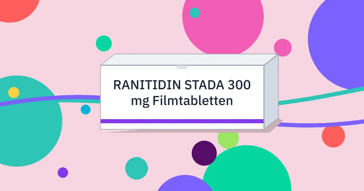 Symbolbild: Packung mit der Aufschrift RANITIDIN STADA 300 mg Filmtabletten (PZN 06626930) – Verfügbarkeit und Bezug in Apotheken in Frankfurt am Main