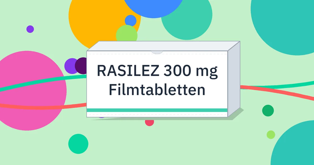 Symbolbild: Packung mit der Aufschrift RASILEZ 300 mg Filmtabletten (PZN 00024207) – Verfügbarkeit und Bezug in Apotheken in Frankfurt am Main